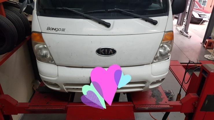 봉고3 화물 브레이크고착 캘리퍼고착 제동력검사불합격 타이어마모로 주행중소음으로 전캘리퍼좌우교환브레이크패드교환전브레이크