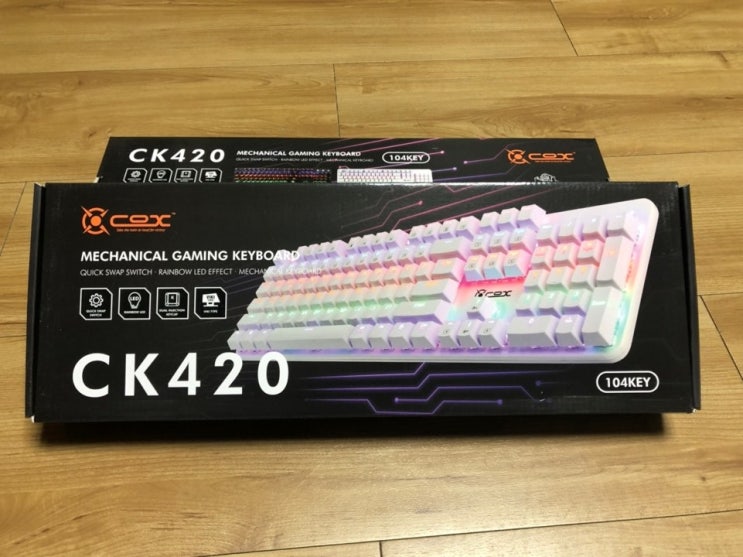[키보드 마우스 추천]샤오미 마우스&가성비 좋은 COX CK420 기계식 키보드 우리집에도 장착완료 : 네이버 블로그