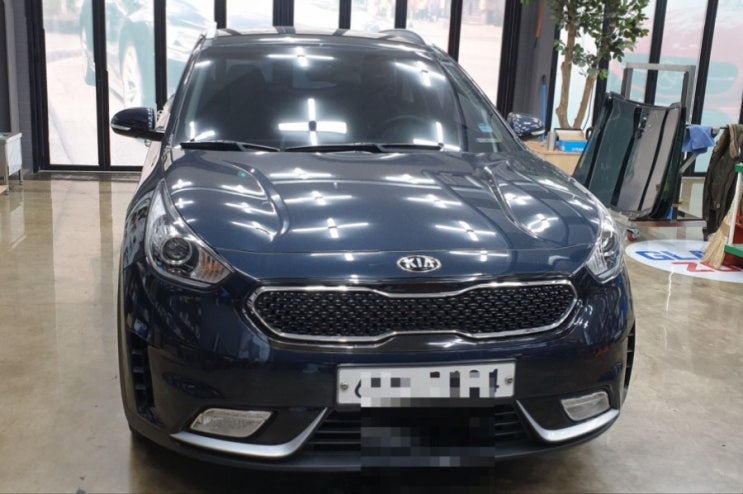 Kia 니로 자동차유리 전면유리 전문점에서 기아 하이패스ecm룸미러 시공더스트맨 헤파필터 교체 패키지로 선루프 수리 교체