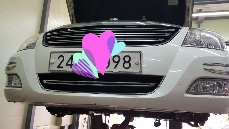 Sm7 뉴아트 35 파워오일누유 벨트소음으로 파워펌프파워고압저압호수교환파워압력센서흡입호수교환팬벨트교환브레이크