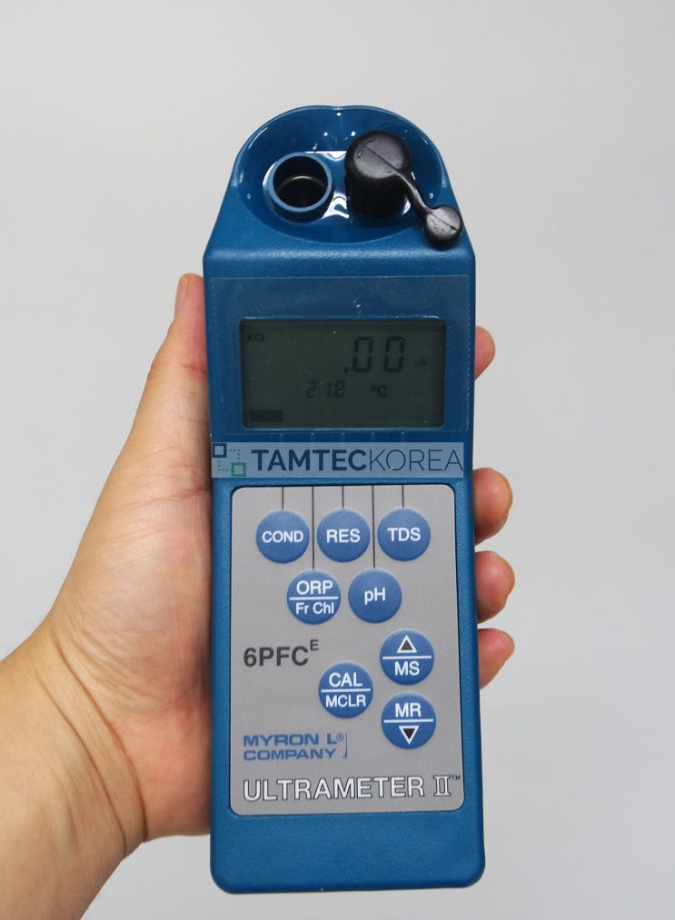 Myron ULTRAMETER II 6PFCE 수질 측정기/전도도/PH/TDS측정 : 네이버 블로그