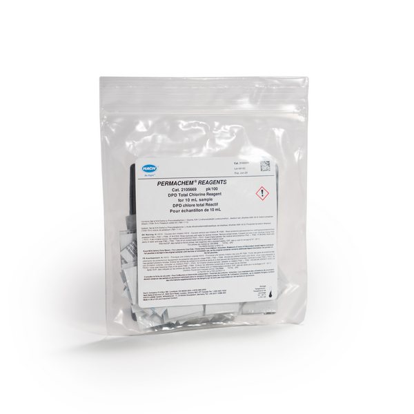 HACH 2105669-KR 총잔류염소 측정 시약 하크 21056-69 DPD Total Chlorine Reagent ...