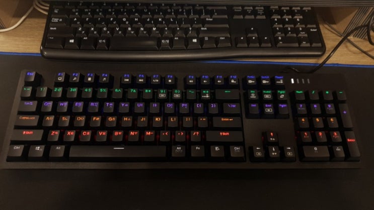 ABKO HACKER K515 저가형 기계식 키보드 개봉기 : 네이버 블로그