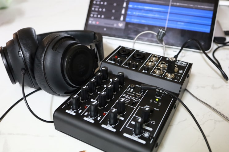 오디오인터페이스 아리스노보 UMB-MIX4 가성비 좋은 루프백 방송용 오인페 : 네이버 블로그