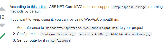 [ Core 3.0 ] HttpResponseMessage 사용 하기 팁 : 네이버 블로그