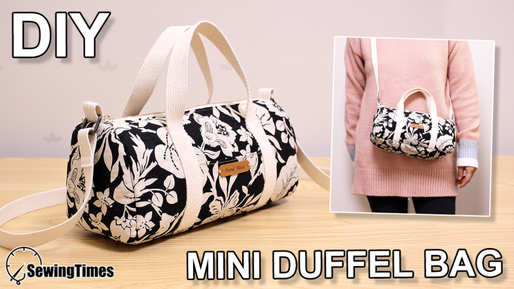 MINI DUFFEL BAG FREE PATTERN 귀여운 크로스백 무료패턴 [sewingtimes] : 네이버 블로그