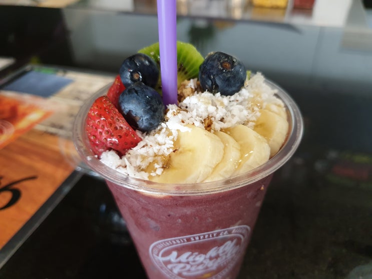 괌 아사이볼~ 마이티퍼플 mighty purple 괌에서 제일 맛있었어요. : 네이버 블로그