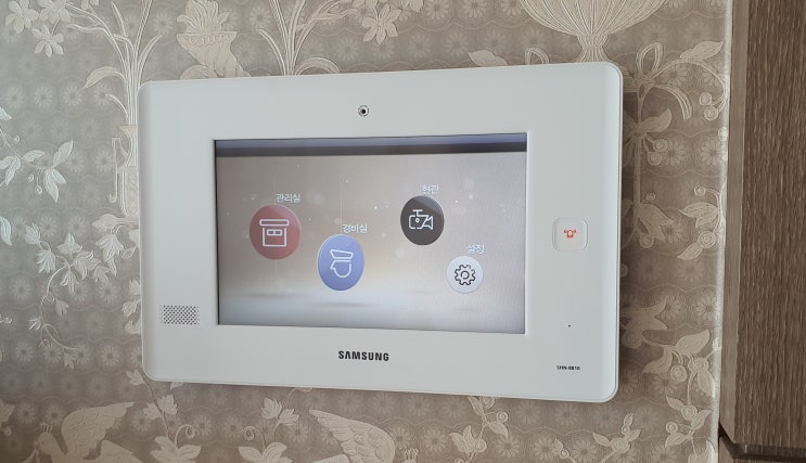 오창한라비발디에 삼성도어락[SHP-DR700]과 비디오폰[SHN-8810] 무선연동 작업 : 네이버 블로그