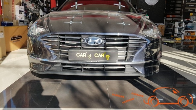 소나타 DN8 순정 FULL LED 헤드램프로 교체 시공 : 네이버 블로그