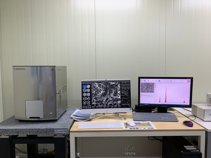 Mini-SEM(미니셈) 납품(설치) 사진 : 네이버 블로그