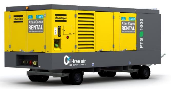 100%오일프리컴프레서 PTS1600 아트라스콥코 Oil free air compressor 임대 출고 : 네이버 블로그