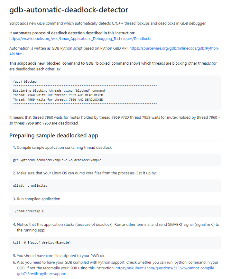 GDB 용 pthread_mutex deadlock detector : 네이버 블로그