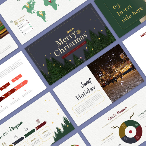 [12월 25일 크리스마스·성탄절] PPT템플릿, 파워포인트테마 : 네이버 블로그