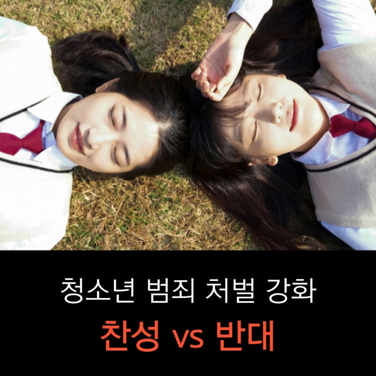 청소년 범죄 처벌 강화 찬성 Vs 반대 네이버 블로그