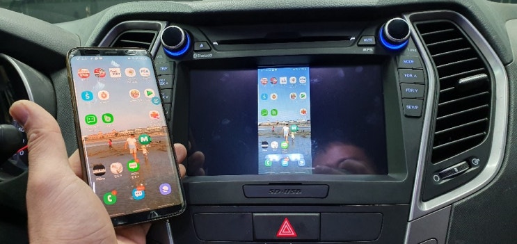 가성비좋은 미러링 내비게이션 제이와이커스텀 T6000 추천 : 네이버 블로그