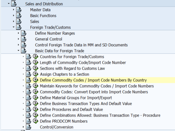 SAP에서 HS 코드 관리 : 네이버 블로그