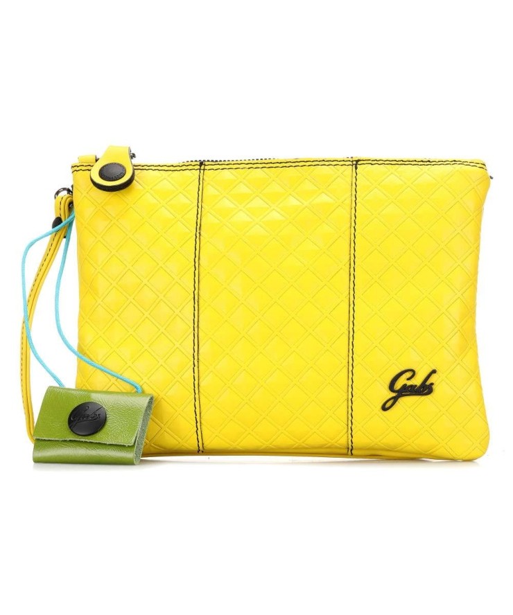 Gabs Black Beyonce shoulder Bag embossed calfskin yellow G000040T1 ...