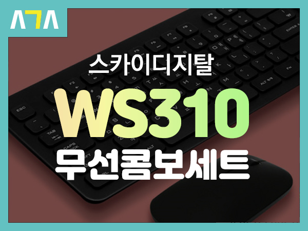 스카이디지탈 WS310 무선 키보드 마우스 콤보 : 네이버 블로그