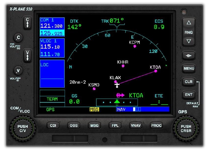 엑스플레인 EMB110 강좌 2 Flight Plan 작성 Garmin G530 GPS : 네이버 블로그
