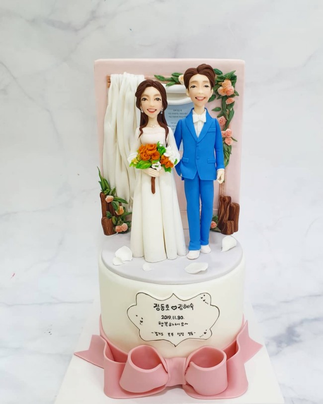 웨딩케이크프로포즈케이크커스텀케이크주문제작케이크슈가케이크대구슈가크래프트배우는곳 네이버 블로그