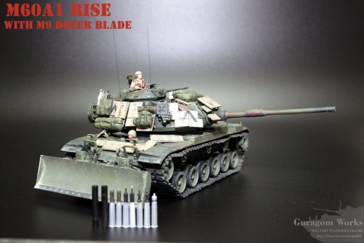 아카데미 1/35 USMC M60A1 RISE PASSIVE WITH M9 DOZER : 네이버 블로그
