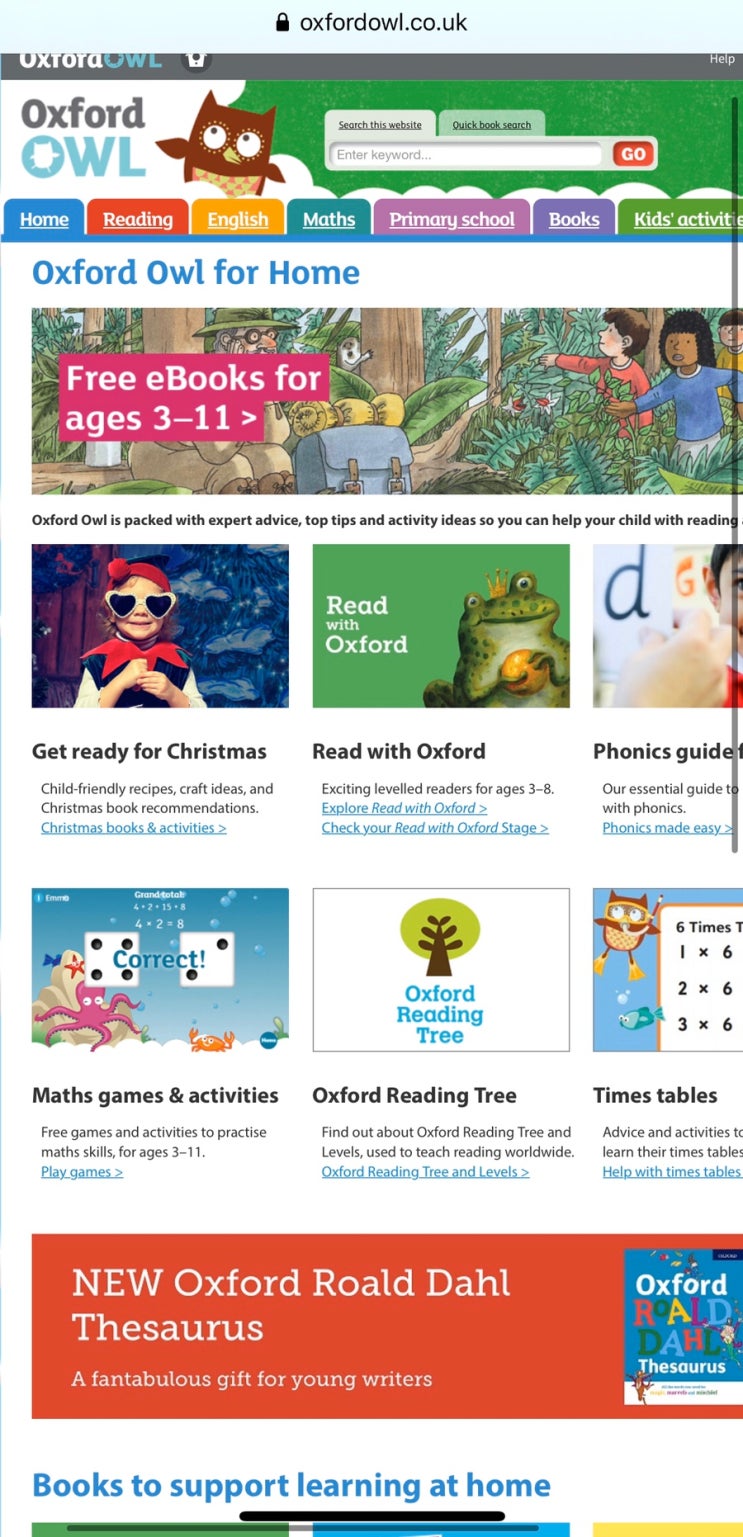 Oxford Reading Tree 영국발음 무료음원 e-book 사이트oxford owl 이용하기 : 네이버 블로그