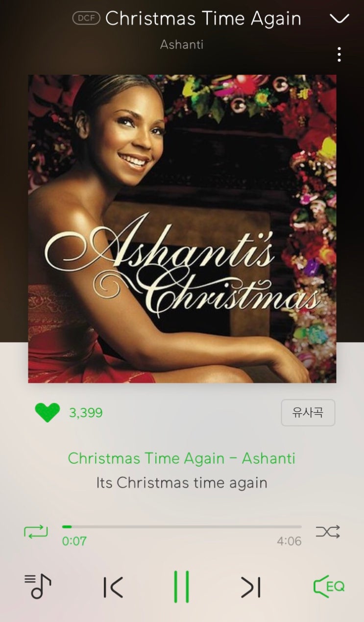[음악추천🎧]캐롤/Ashanti-Christmas Time Again : 네이버 블로그