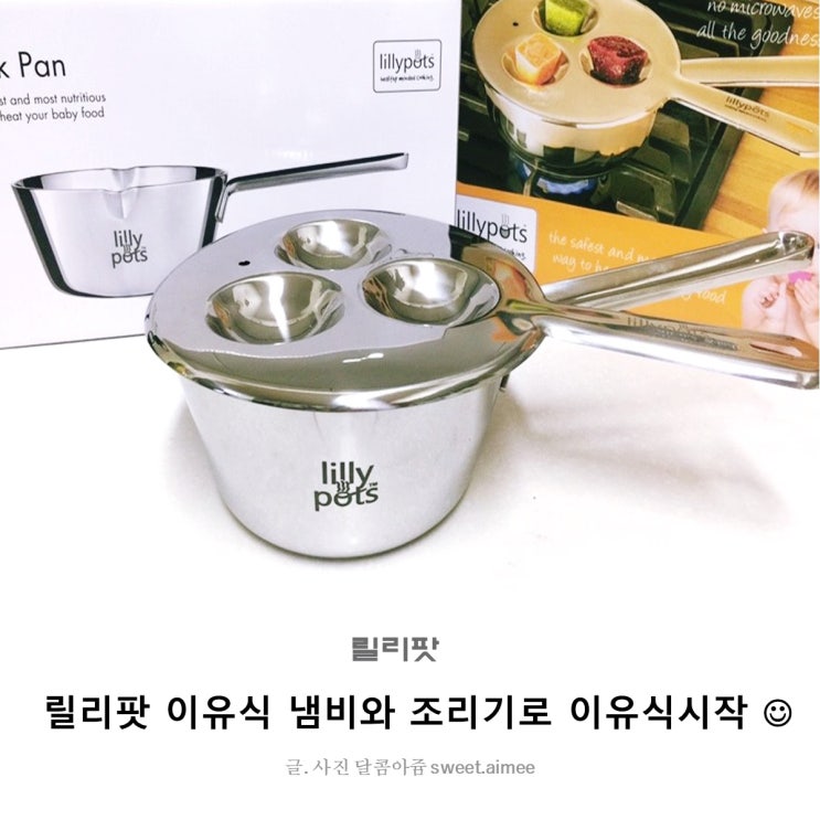 릴리팟 이유식 냄비와 조리기로 초기이유식 시작해요 네이버 블로그