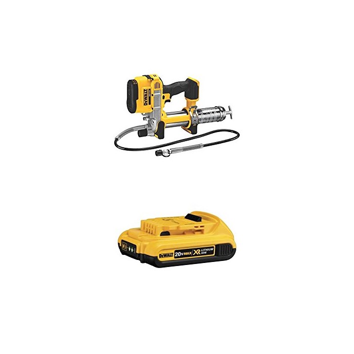 DEWALT DCGG571B 20volt MAX Lithium Ion Tool Only Grease Gun with 20V ...