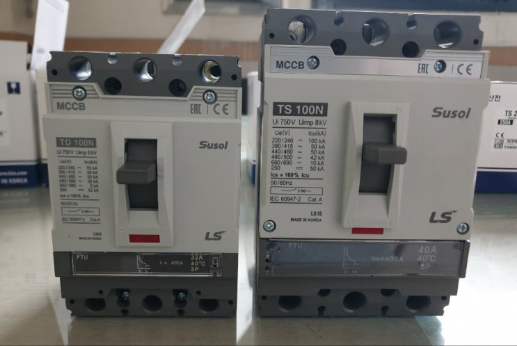 [차단기] LS산전 수솔차단기/SUSOL배선용차단기 TD100, TS100, TS160, TS250/화정산전 : 네이버 블로그