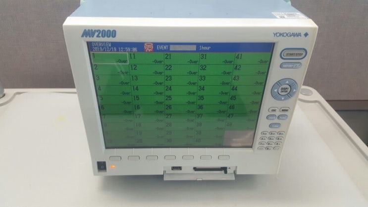YOKOGAWA 전문 렌탈, 온도기록계 임대서비스, MV2000 : 30채널, 48채널 모델 : 네이버 블로그