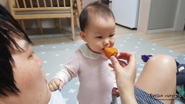 육아일상 :) 장갑가시고 곶감오실게여, 10개월 아기 곶감! : 네이버 블로그