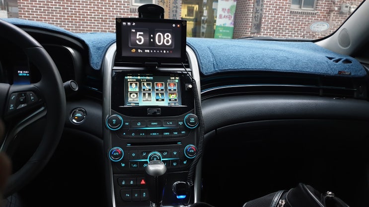 [IQ 3D 5000 BLACK]8세대 말리부 연동(셋탑) 내비게이션 사망으로 거치식으로 변경설치! : 네이버 블로그