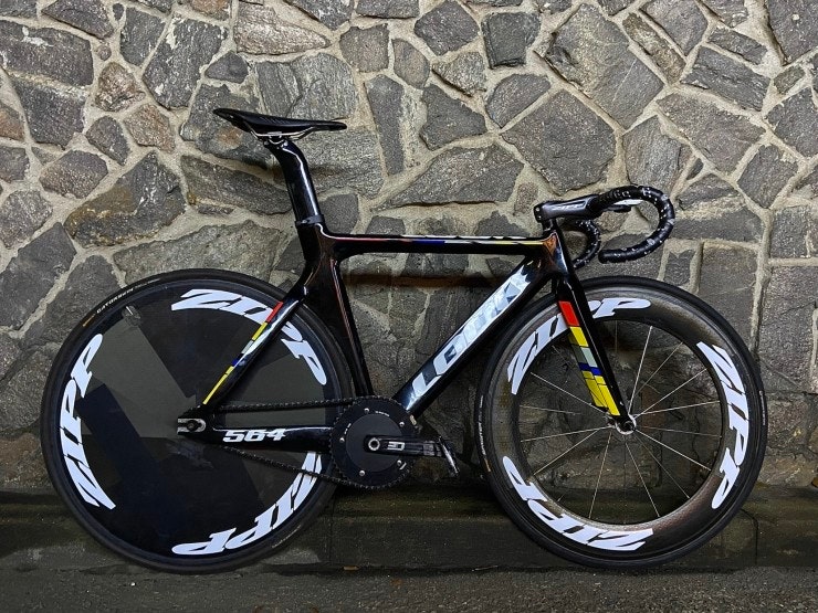 룩 564 카본 트랙 프레임셋 ZIPP 카본 트랙 휠셋 로터 3D24 트랙 크랭크셋 ZIPP 데다 컴포넌트 커스텀 픽시 바이크 ...