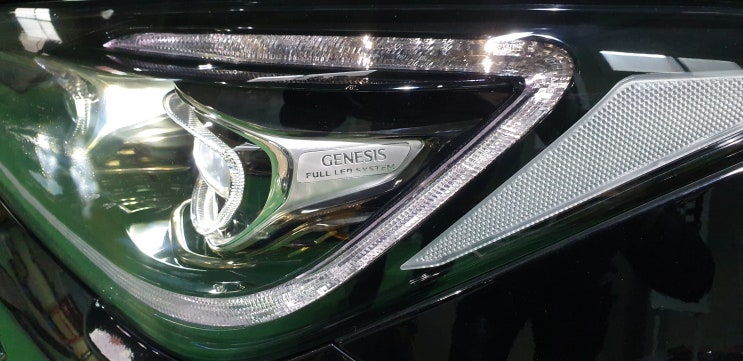 제네시스DH 차량에 G80 LED 라이트 장착 작업(AFLS 활성화) : 네이버 블로그