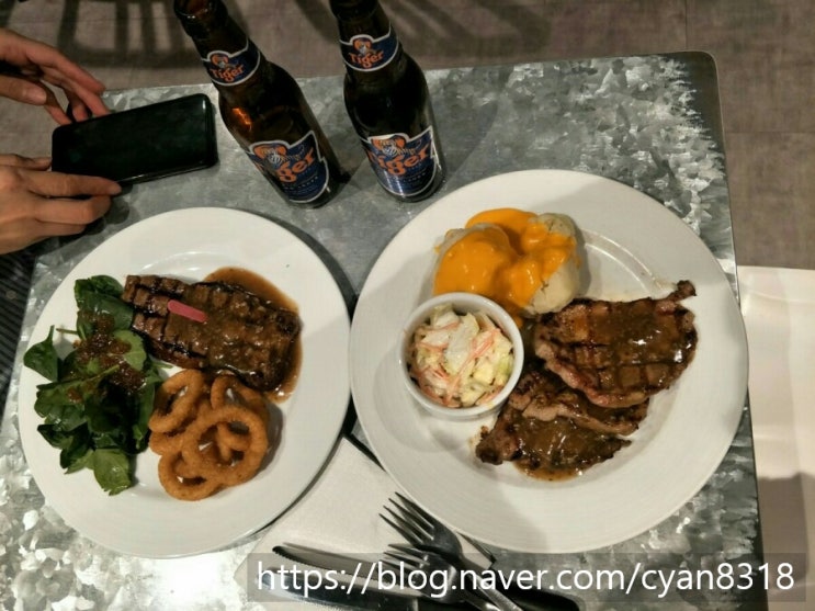 [싱가포르/싱가폴 먹거리]DIY 스테이크:iSTEAK Diner(아이스테이크 다이너)@Starvista : 네이버 블로그