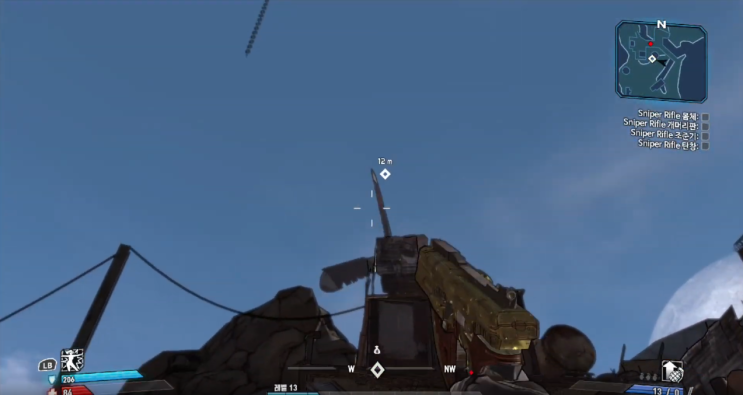 [보더랜드 리마스터] 공략 & 팁 : 사이드 미션 "SCAVENGER : SNIPER RIFLE " 추적 요류 해결(SNIPER ...