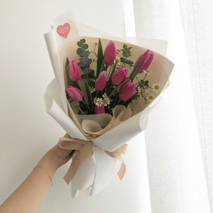 112 핑크튤립꽃다발 용현동꽃집 용현동졸업식꽃다발 용현동꽃집추천 토지금고꽃집 네이버 블로그