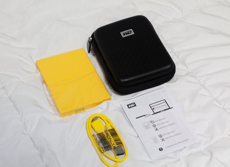 WD 외장하드 2TB 구매후기, 마이패스포트 옐로우 내돈내산 : 네이버 블로그