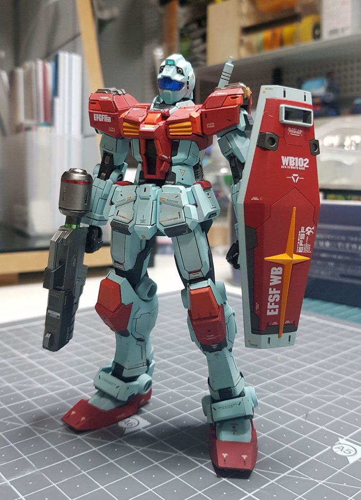 [HG] 1/144 GM/GM (feat. The 51 GK) : 네이버 블로그