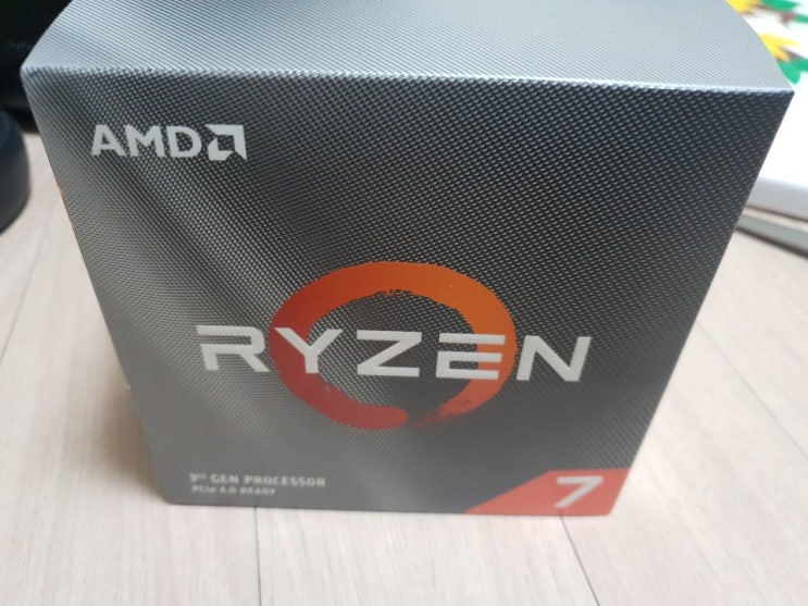AMD Ryzen7 3700X 개봉기 및 파스점수, cpu-z 벤치점수 : 네이버 블로그