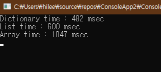 c# - container 속도 비교 : 네이버 블로그