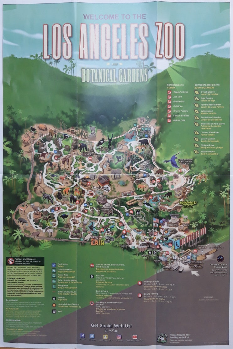 미국생활(25) 캘리포니아 LA동물원_Los Angeles Zoo (맵) : 네이버 블로그