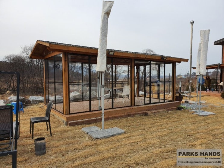 경기도 이천 전원주택 바람막이 비닐 바람막이 비닐바람막이천막 비닐 방풍막 네이버 블로그