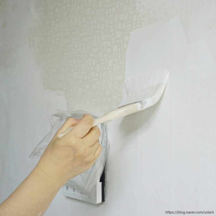 던에드워드 페인트 셀프 도배 후기 (조색표 DEW380-White) : 네이버 블로그