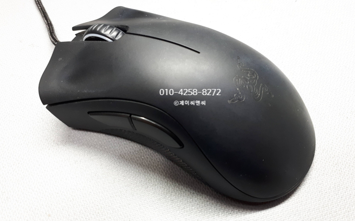 레이저 데스에더2013에센셜deathadder2013 클릭불량과 휠버튼 불량 서울구로에서 택배로 보내온 마우스수리 일산마우스