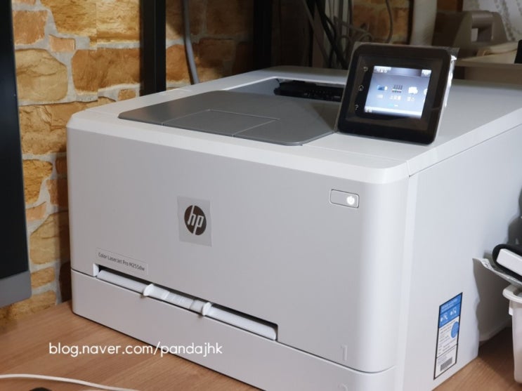 컬러레이저프린터 HP M255dw 언박싱및 사용기 리뷰 (+개학연기 하소연) : 네이버 블로그