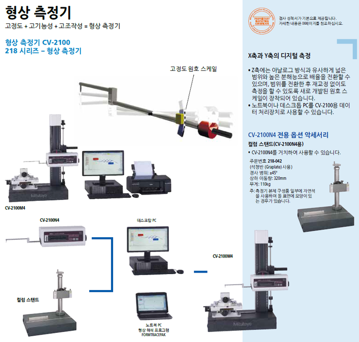 Mitutoyo 형상측정기 CV-2100 납품 후기!! : 네이버 블로그