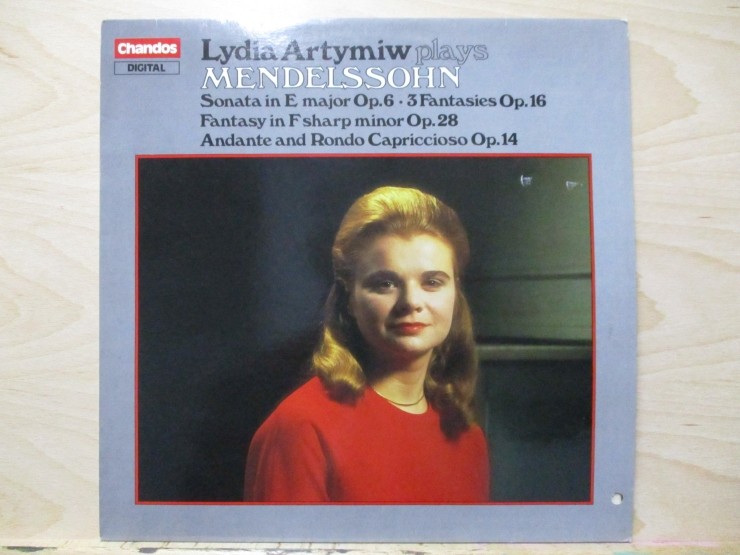 (예약) Lydia Artymiw ‎– Felix Mendelssohn 영국초반 1983 : 네이버 블로그