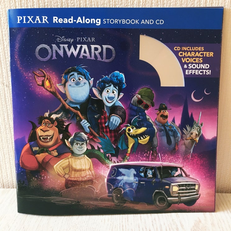 [온워드] 픽사 리드얼롱 스토리북 영어원서리뷰 (Onward Pixar Read-along Storybook) : 네이버 블로그